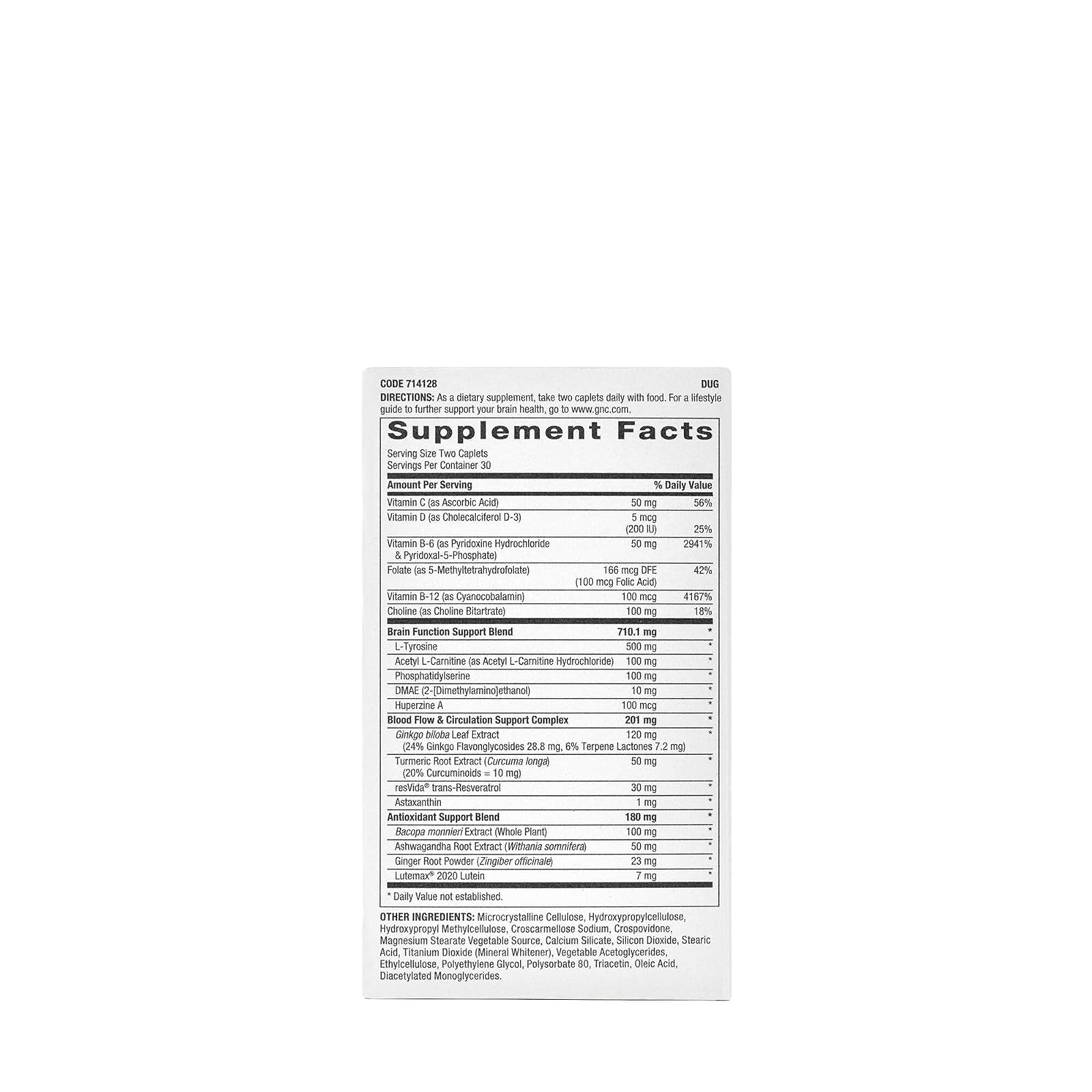 multivitamin for men GNC caplets