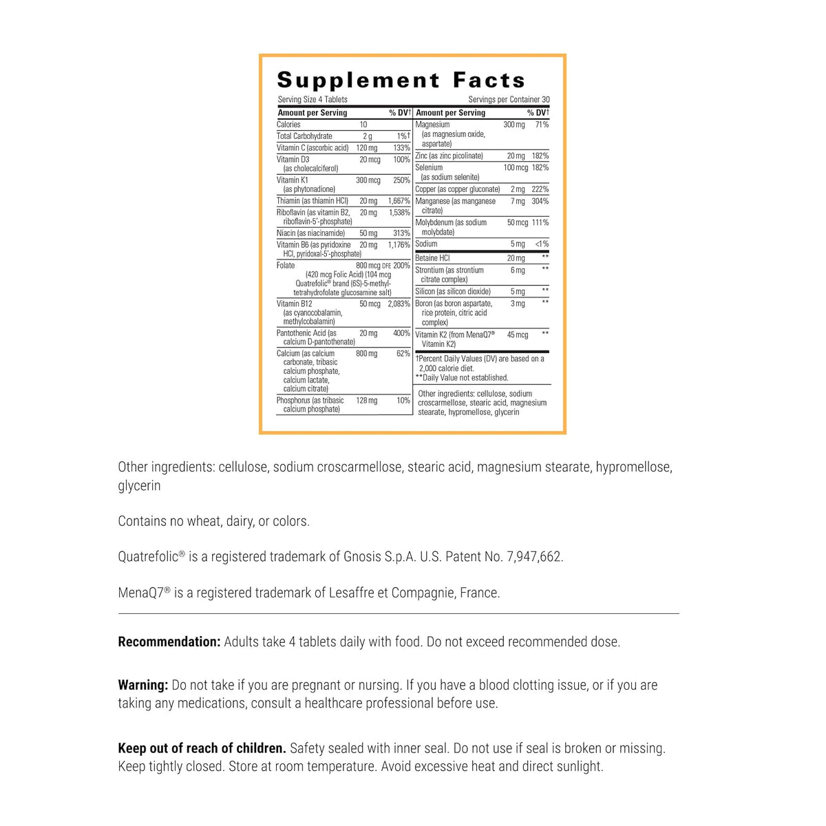 multivitamin for men OsteoPrime Ultra