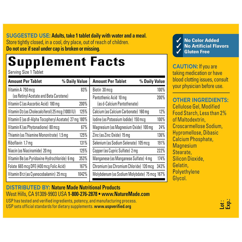 multivitamin for men promoting heart health