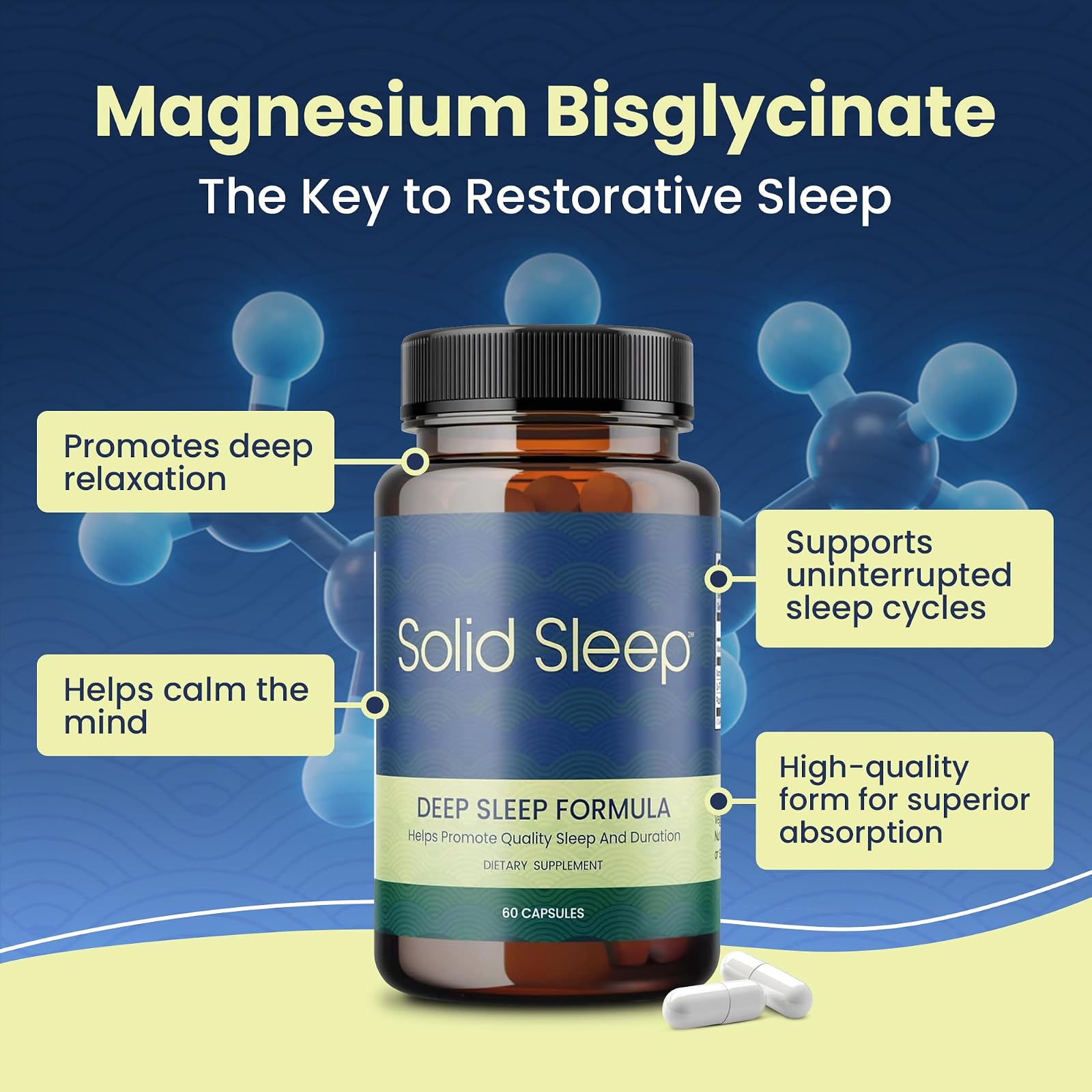 Multivitamin for men promoting restful nights