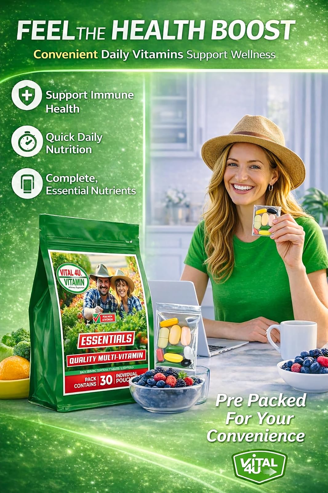 multivitamin for men promoting vitality