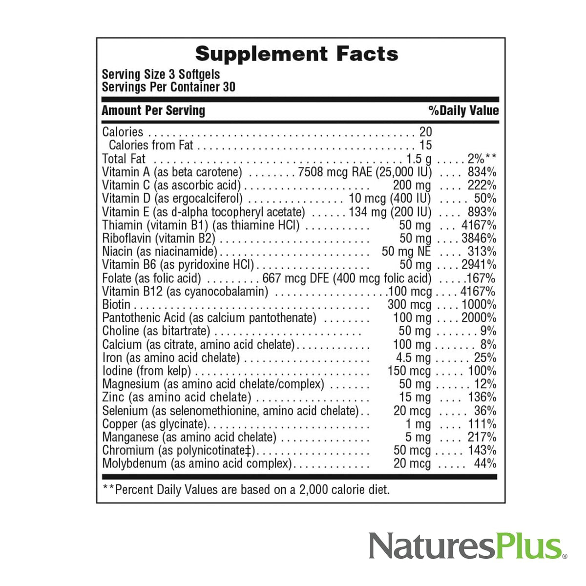multivitamin for men to boost energy