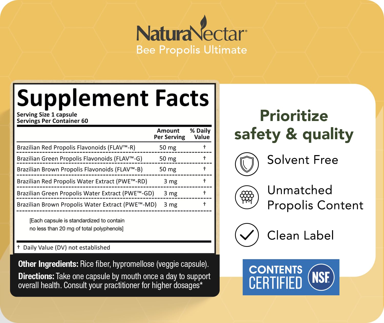 multivitamin for men with bee propolis