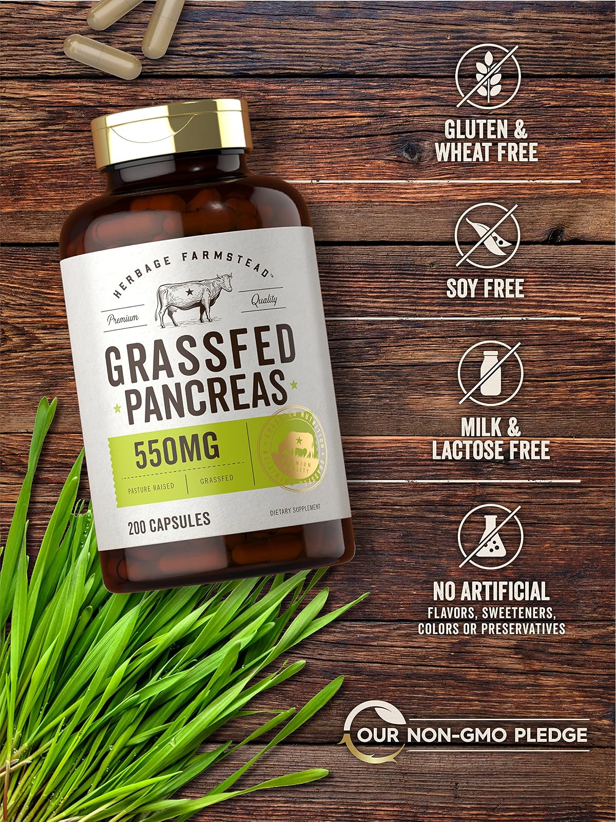 Multivitamin for men with beef pancreas