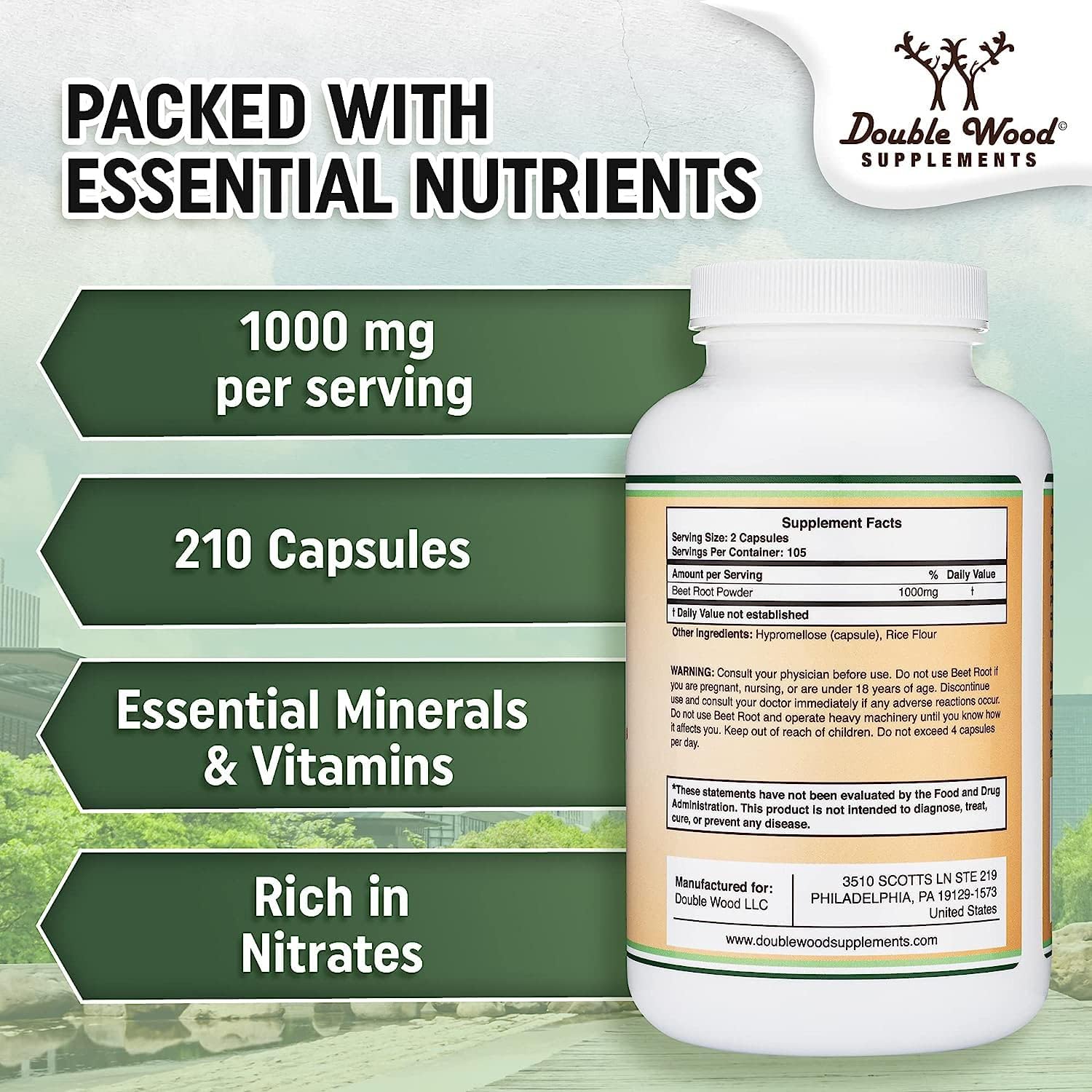 Multivitamin for men with beet root