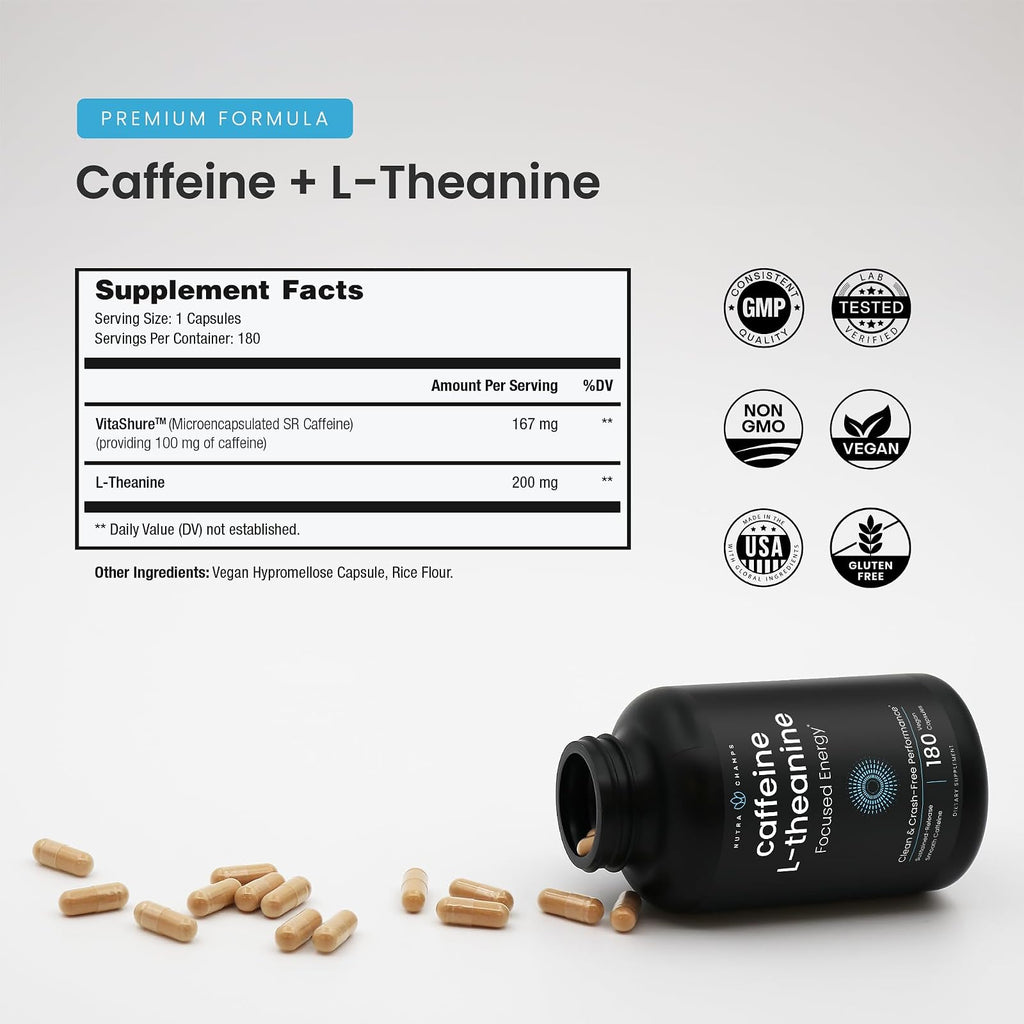 Multivitamin for men with caffeine
