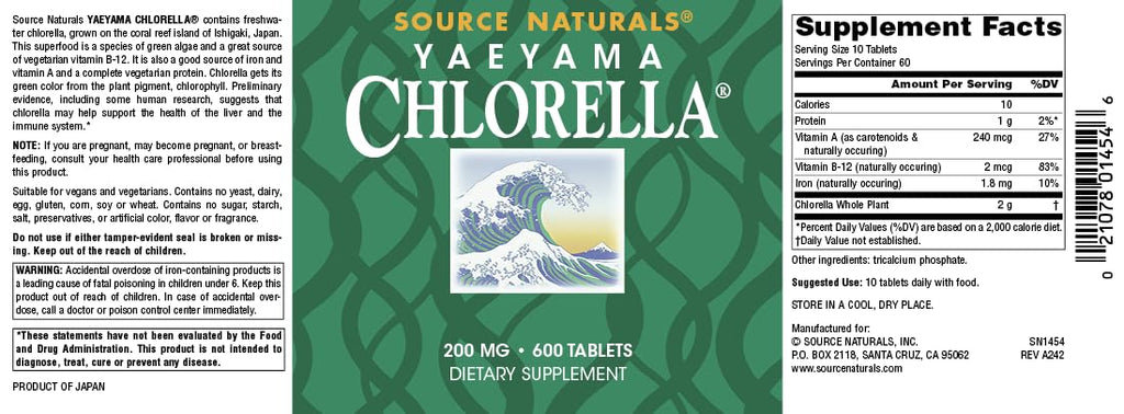 multivitamin for men with chlorella
