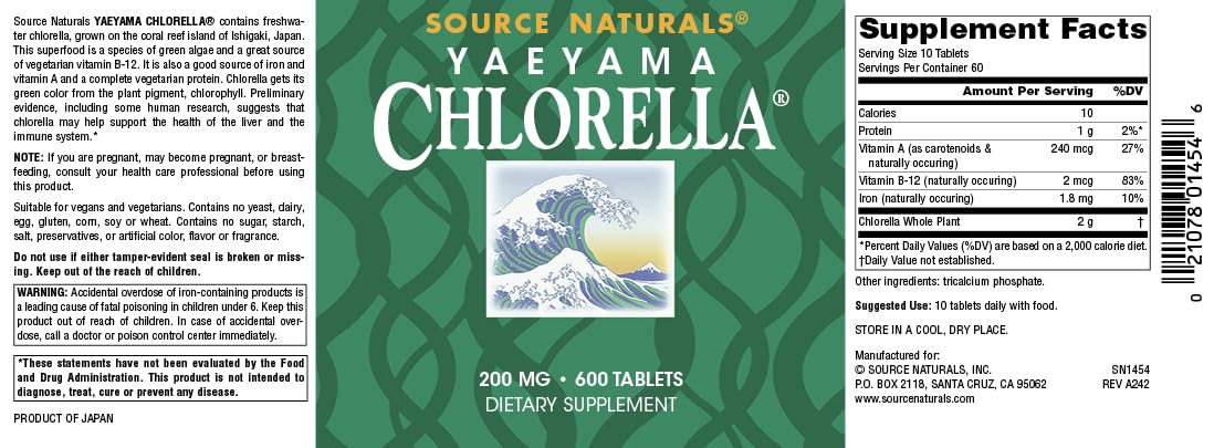 multivitamin for men with chlorella