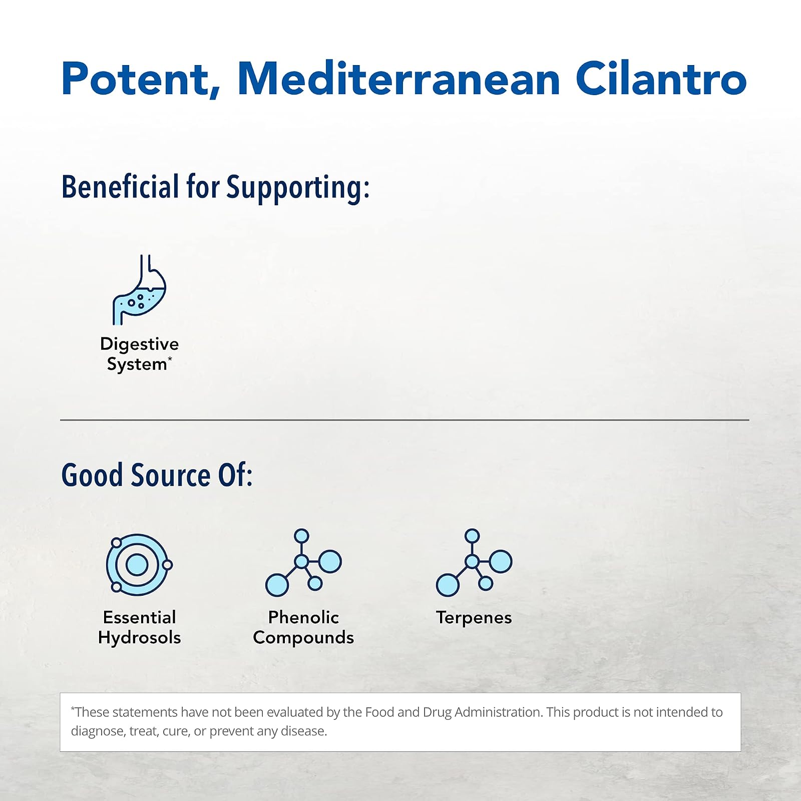 Multivitamin for men with cilantro