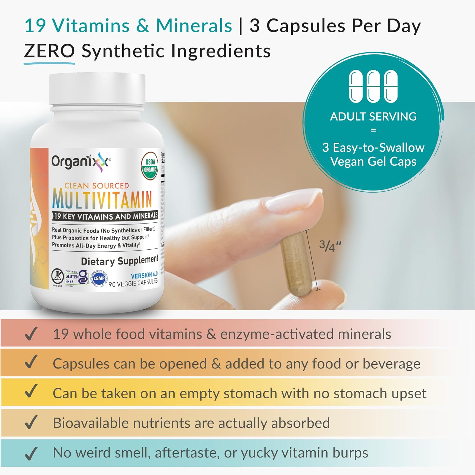 multivitamin for men with clean ingredients
