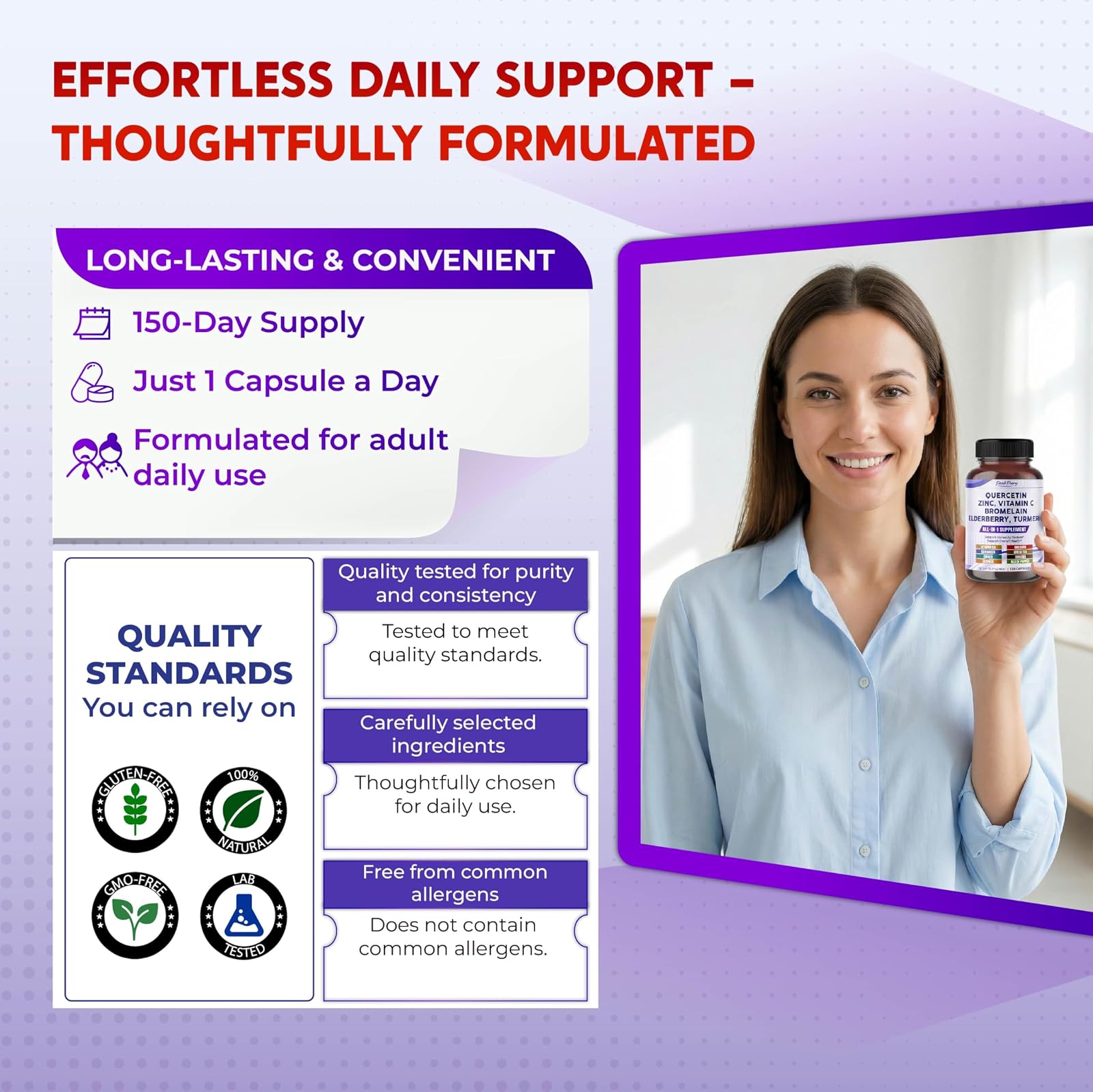 Multivitamin for men with elderberry