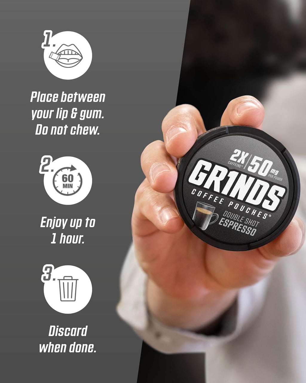 Multivitamin for men with espresso flavour