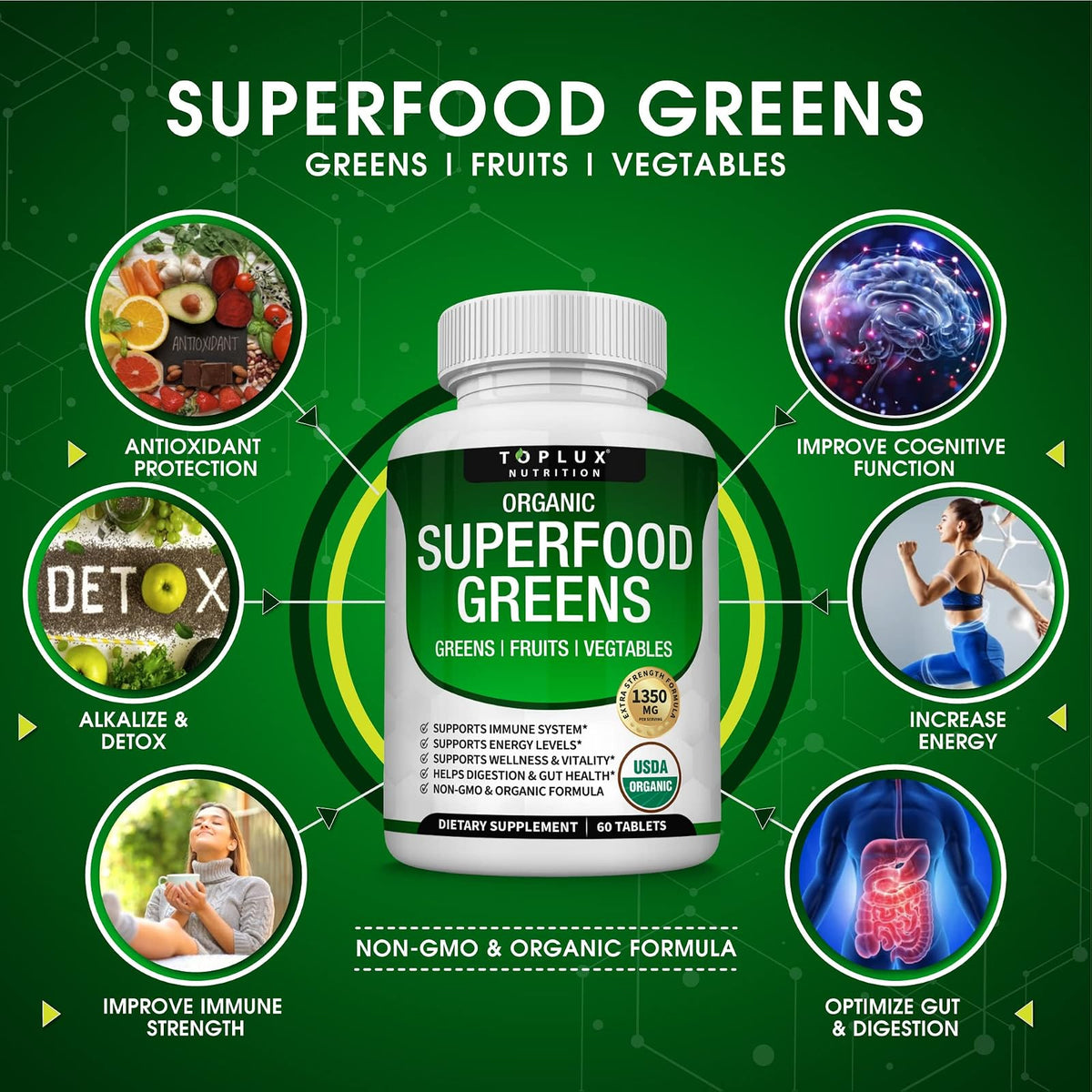 Multivitamin for men with essential nutrients