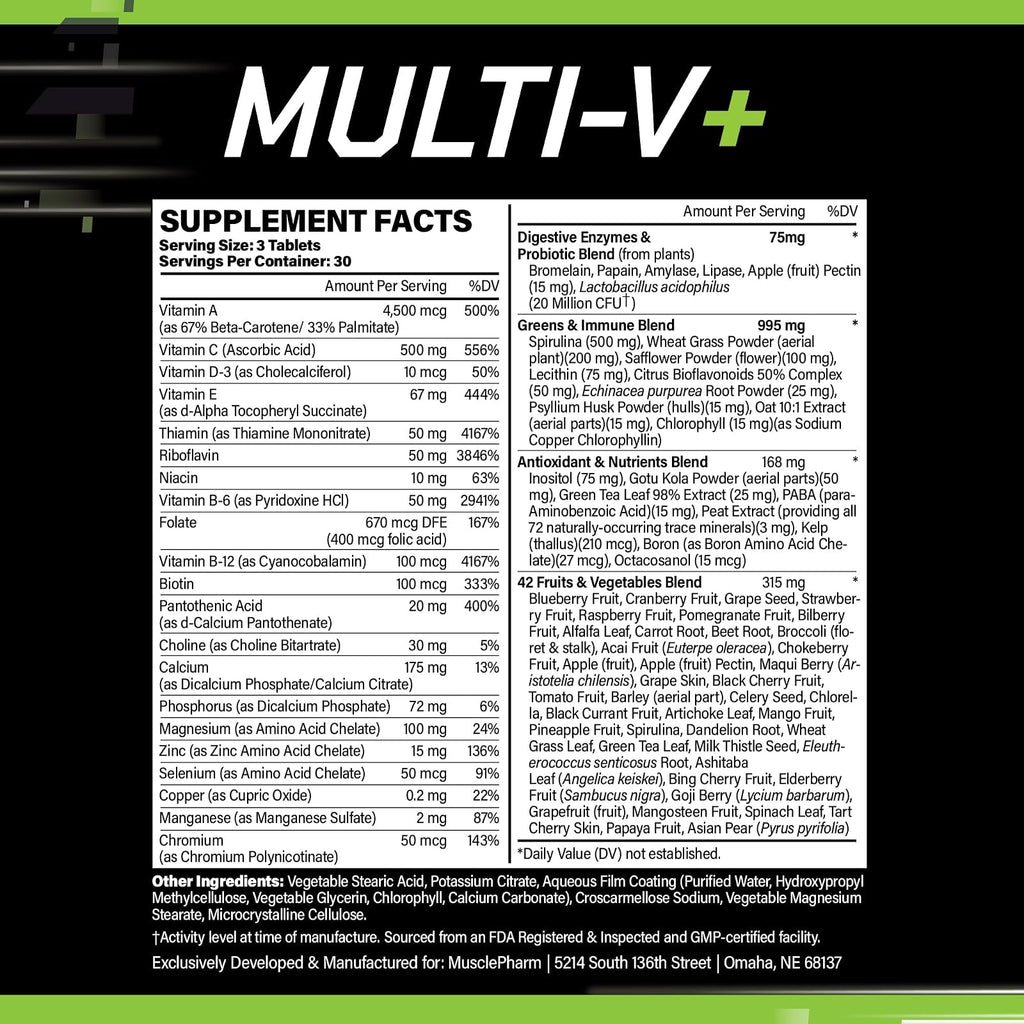 multivitamin for men with essential nutrients