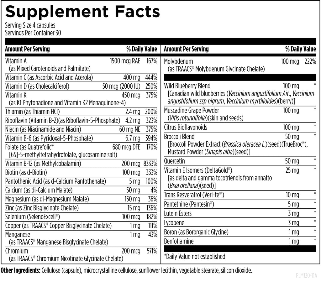 multivitamin for men with essential nutrients