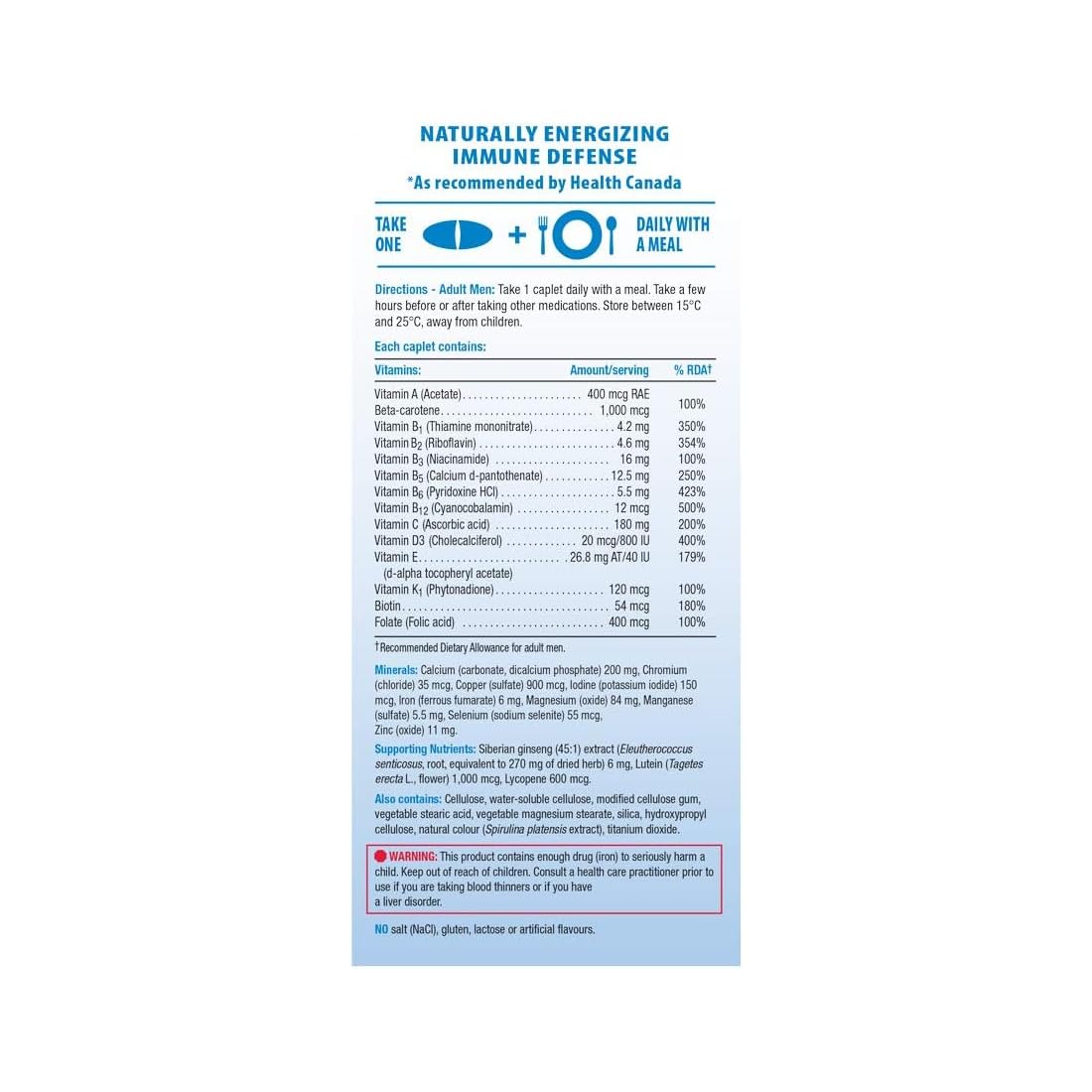 multivitamin for men with essential nutrients