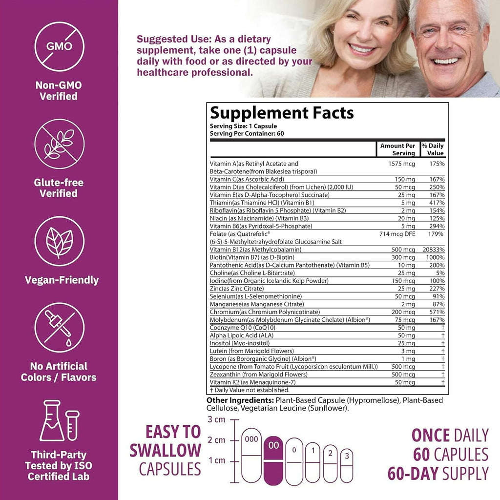multivitamin for men with essential nutrients