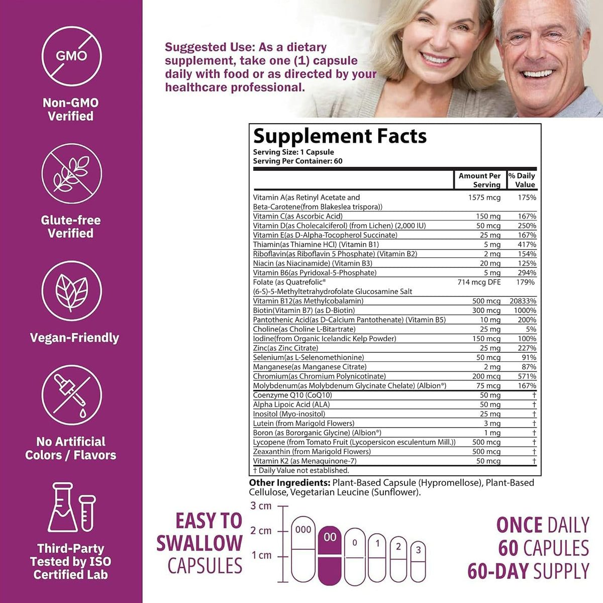 multivitamin for men with essential nutrients