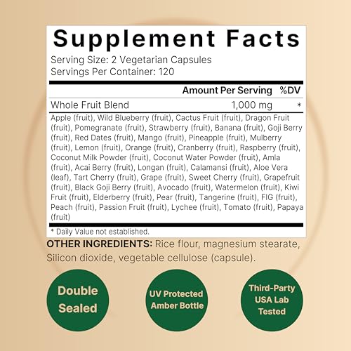 multivitamin for men with fresh superfoods