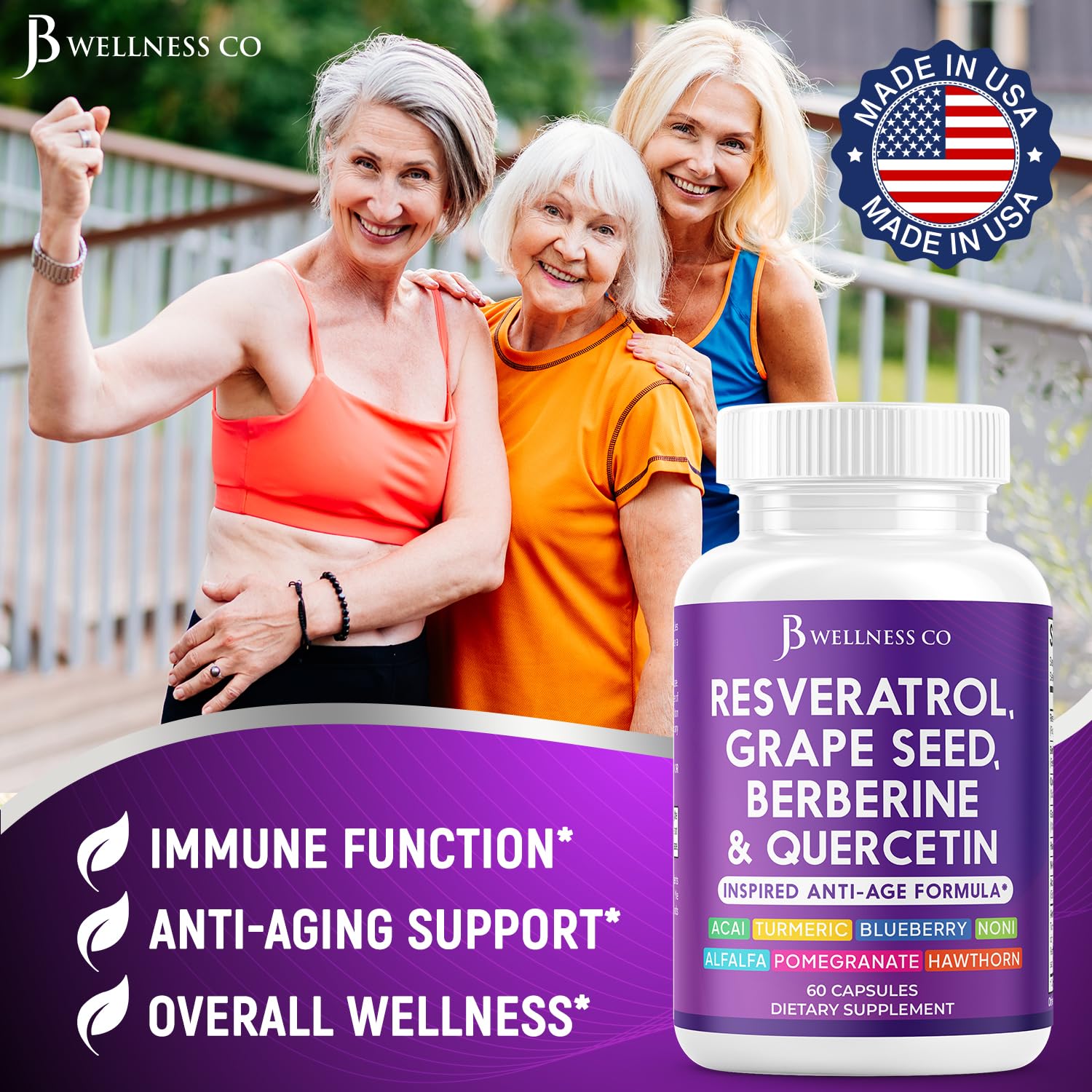 Multivitamin for men with grape seed