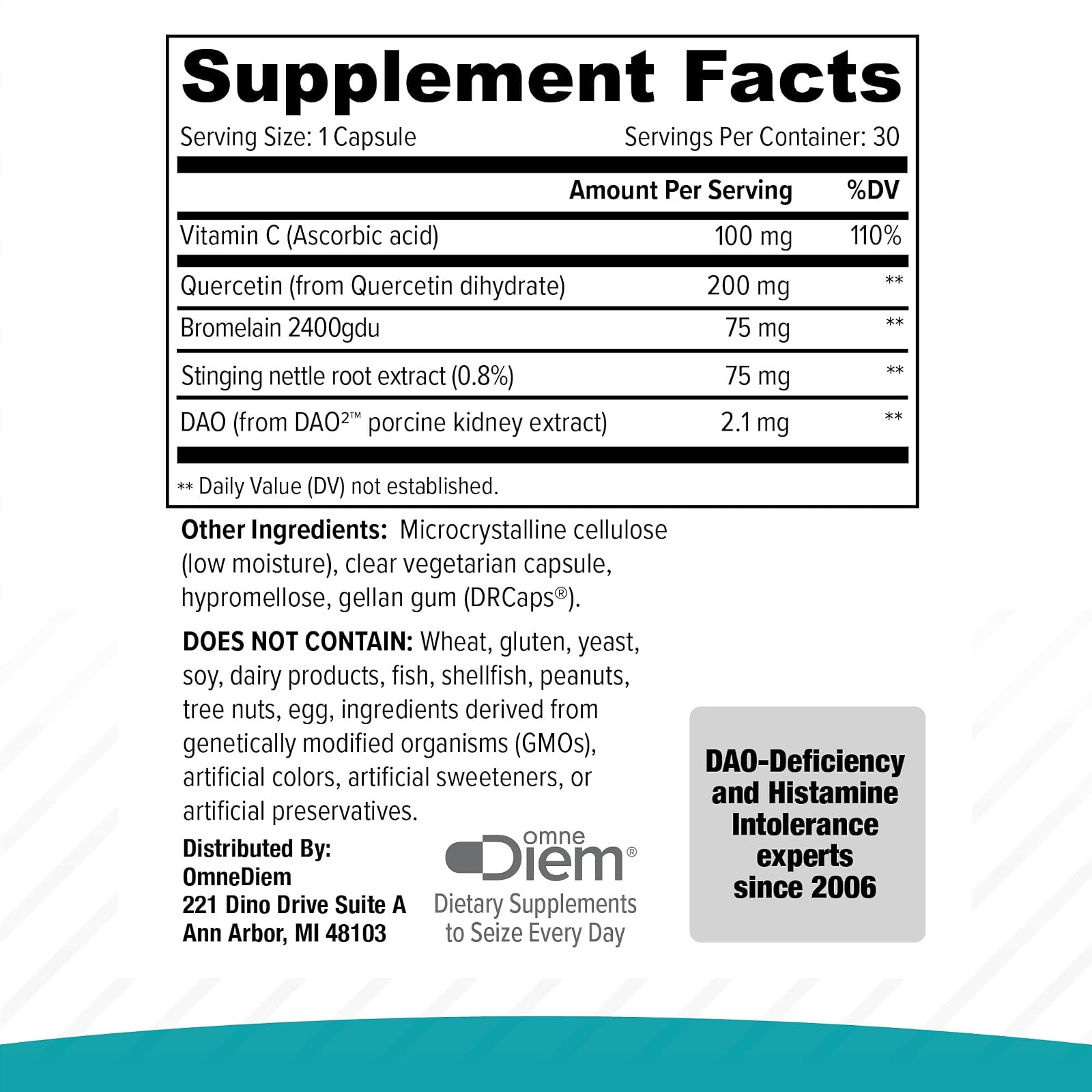 multivitamin for men with histamine support