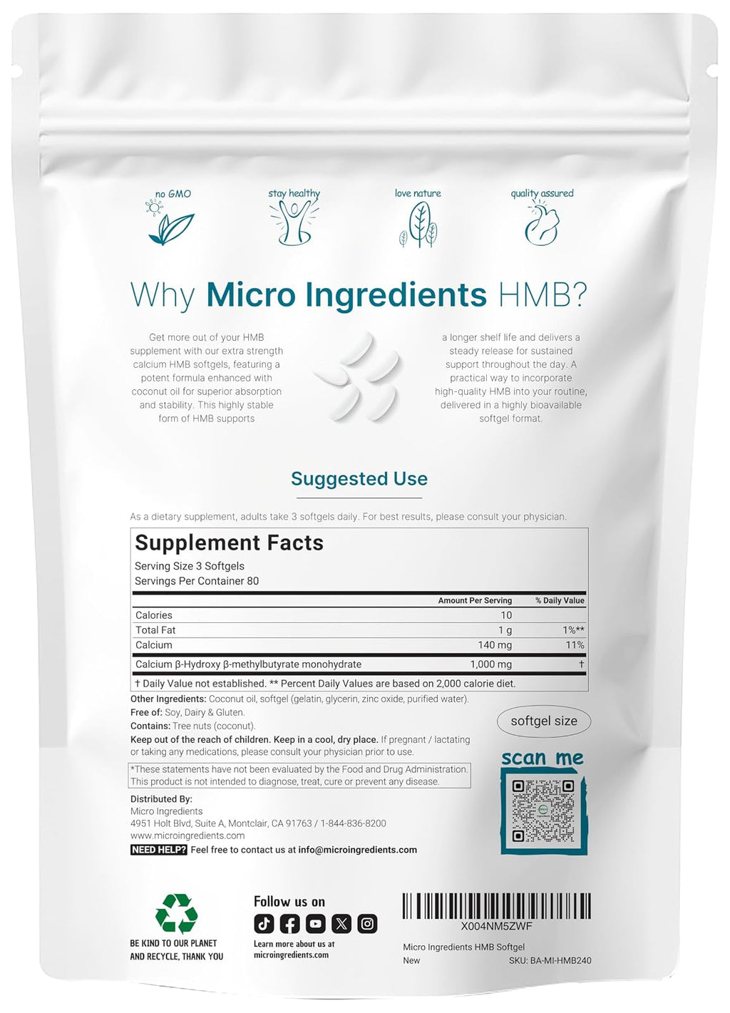 multivitamin for men with HMB