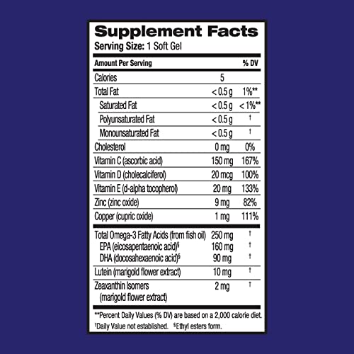 Multivitamin for men with lutein