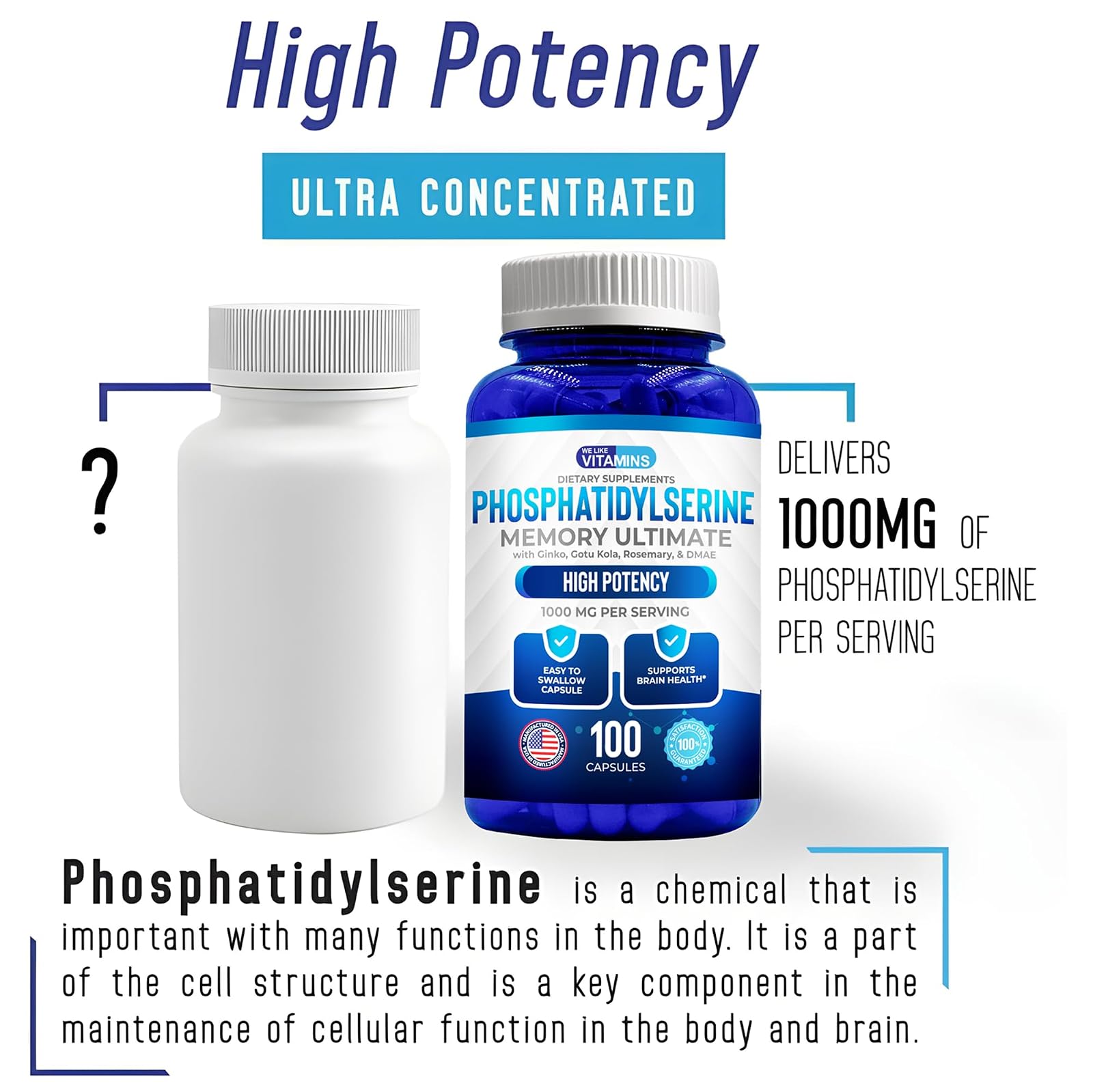 Multivitamin for men with Phosphatidylserine