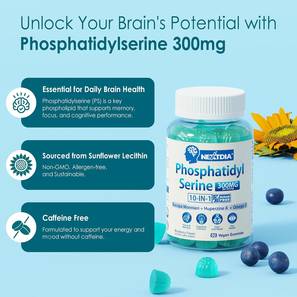 Multivitamin for men with Phosphatidylserine