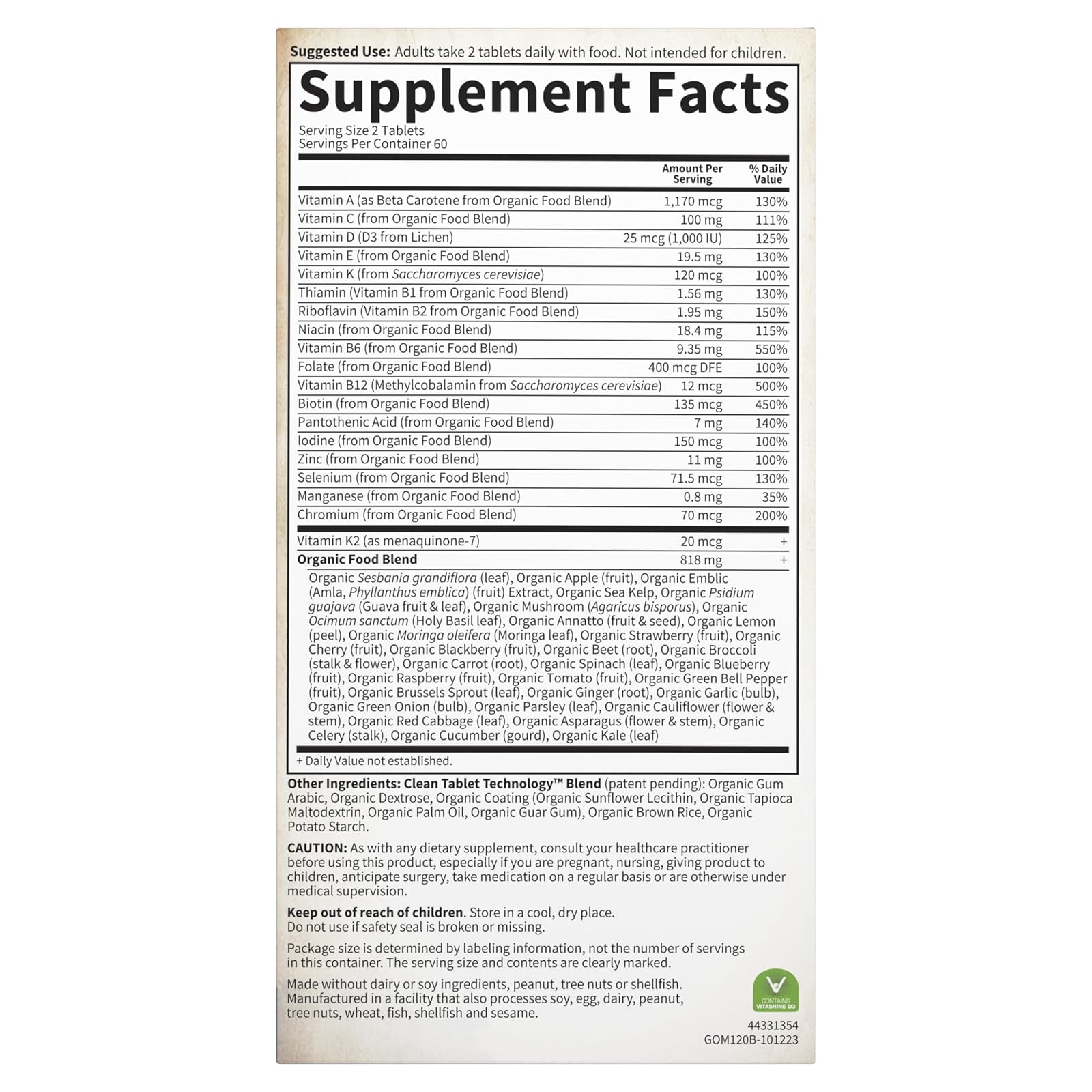 multivitamin for men with probiotics