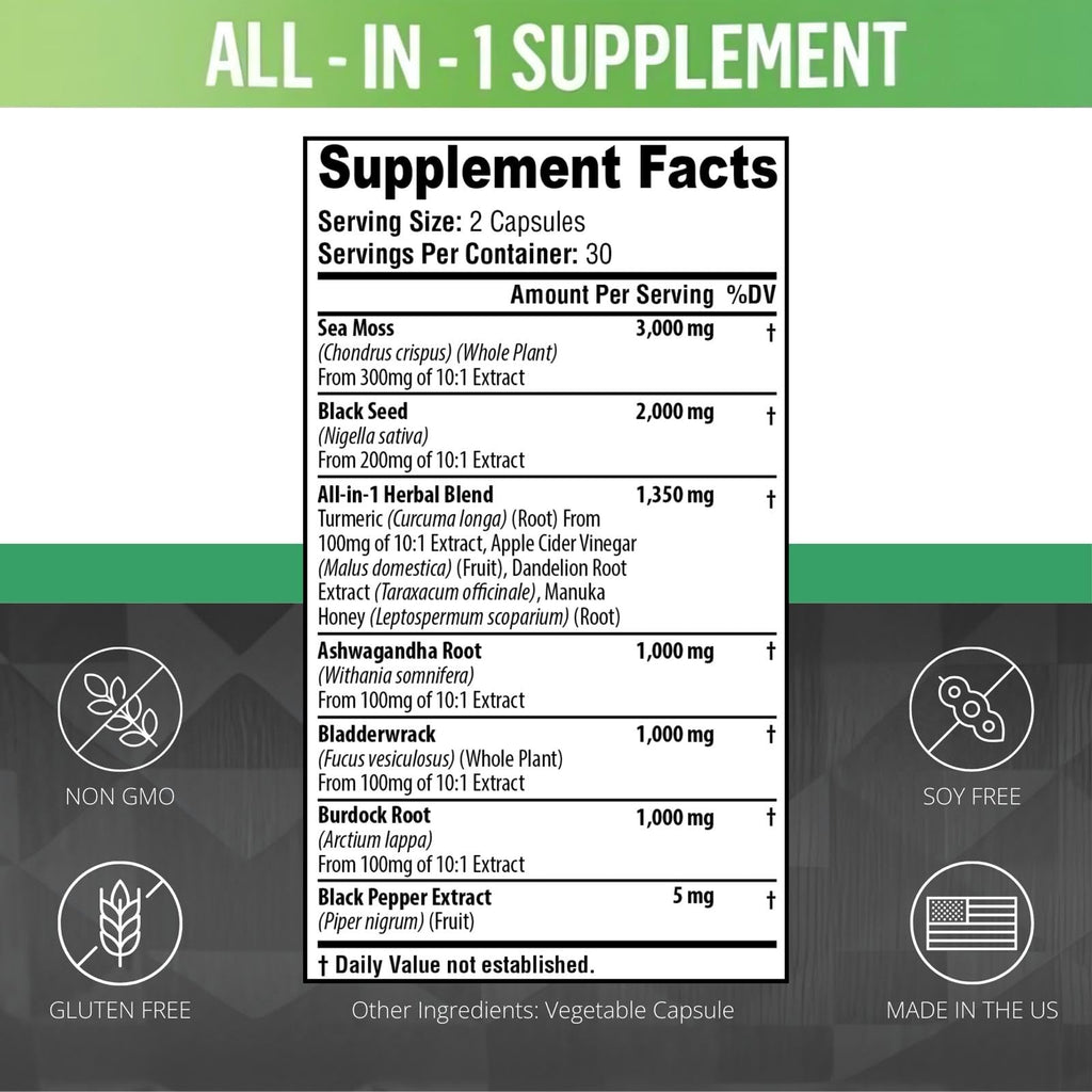 multivitamin for men with sea moss