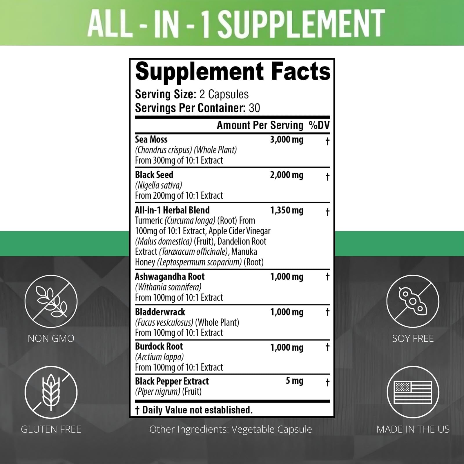 multivitamin for men with sea moss