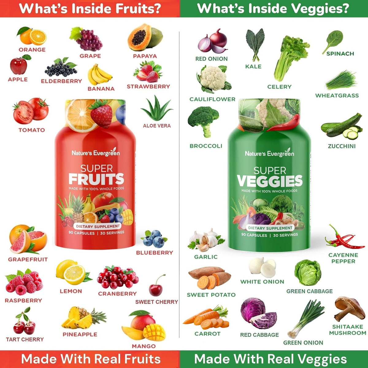 multivitamin for men with vegetables