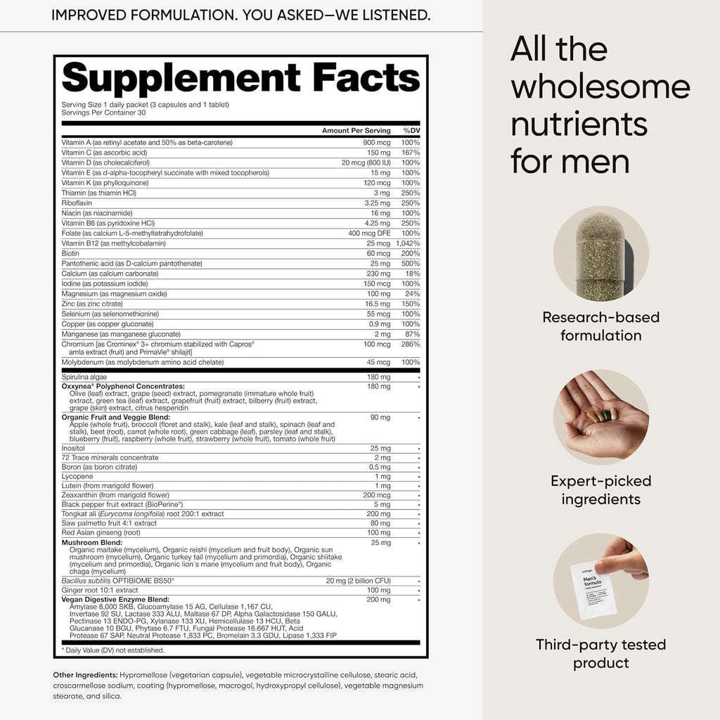 multivitamin for men with whole food
