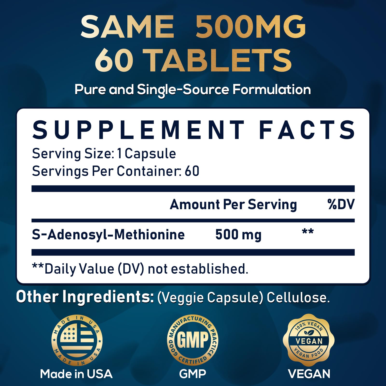 multivitamin for seniors enriched with SAM-e