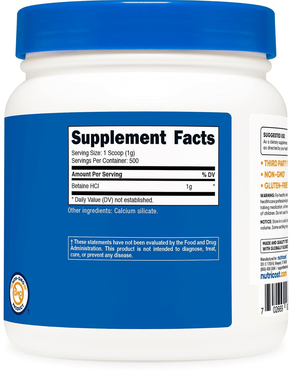 multivitamin for seniors featuring Betaine HCl