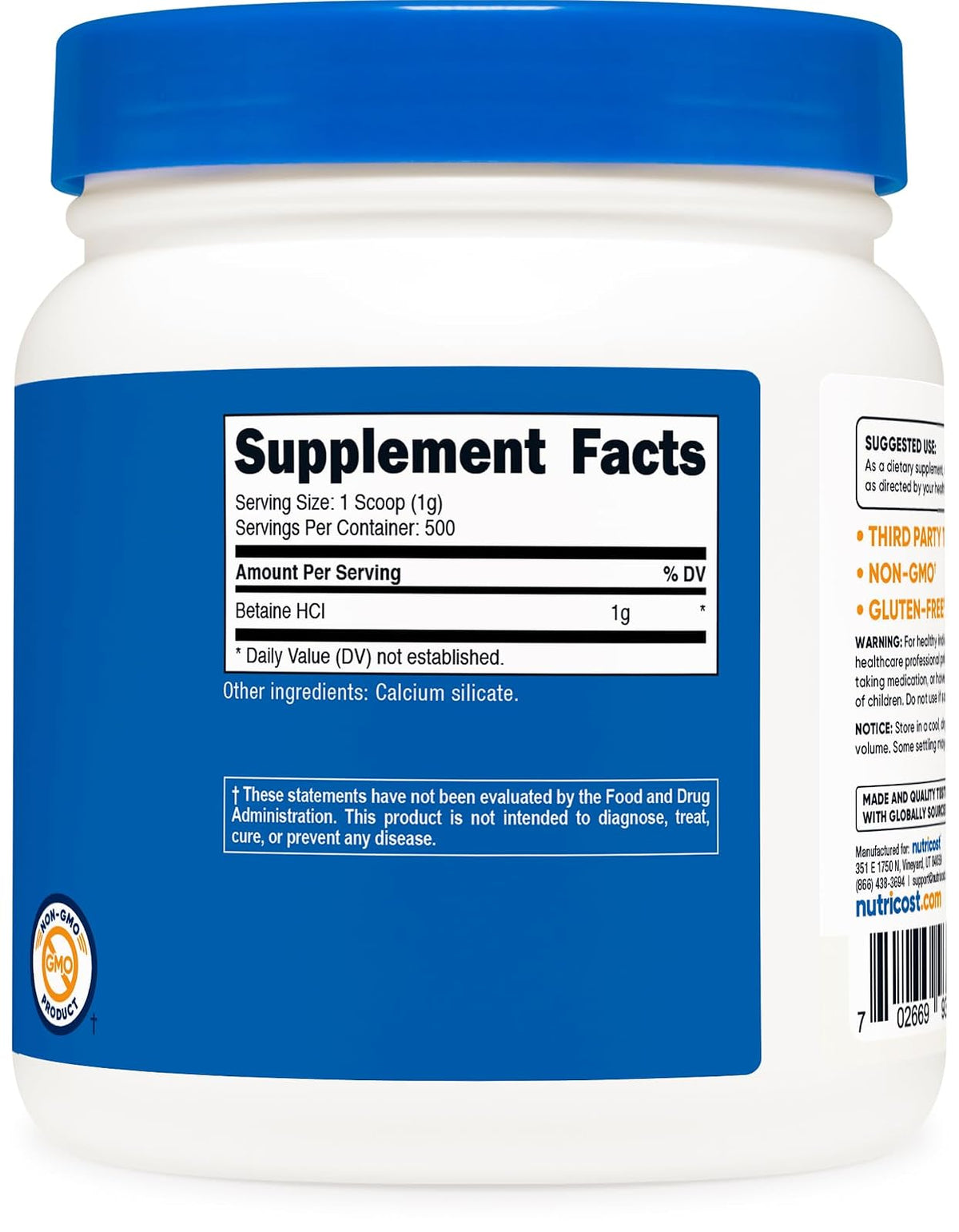 multivitamin for seniors featuring Betaine HCl