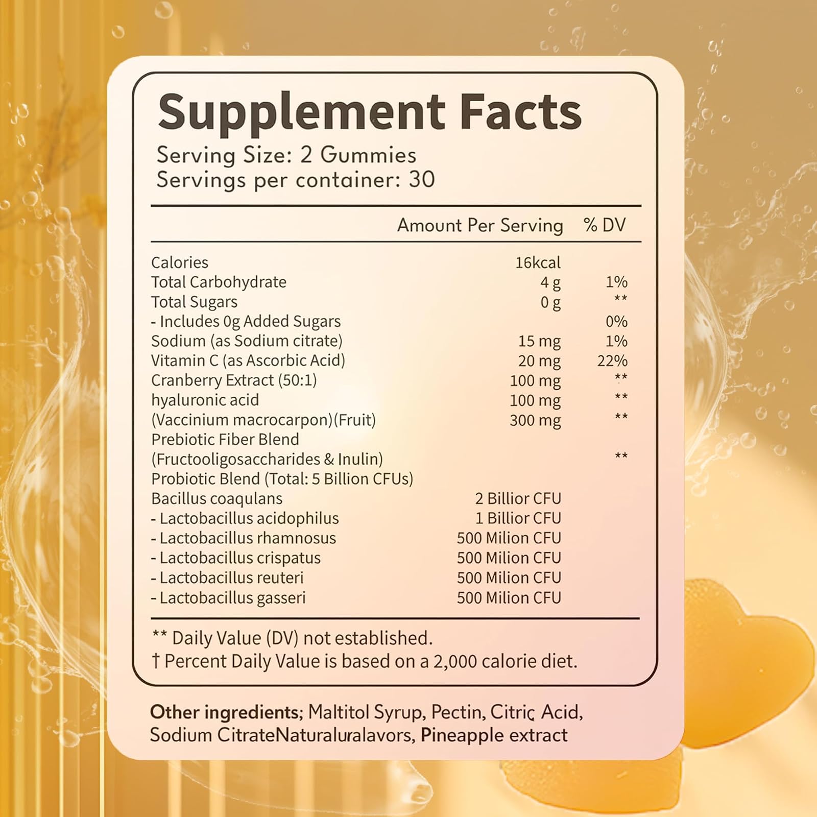 Multivitamin for seniors in gummy form