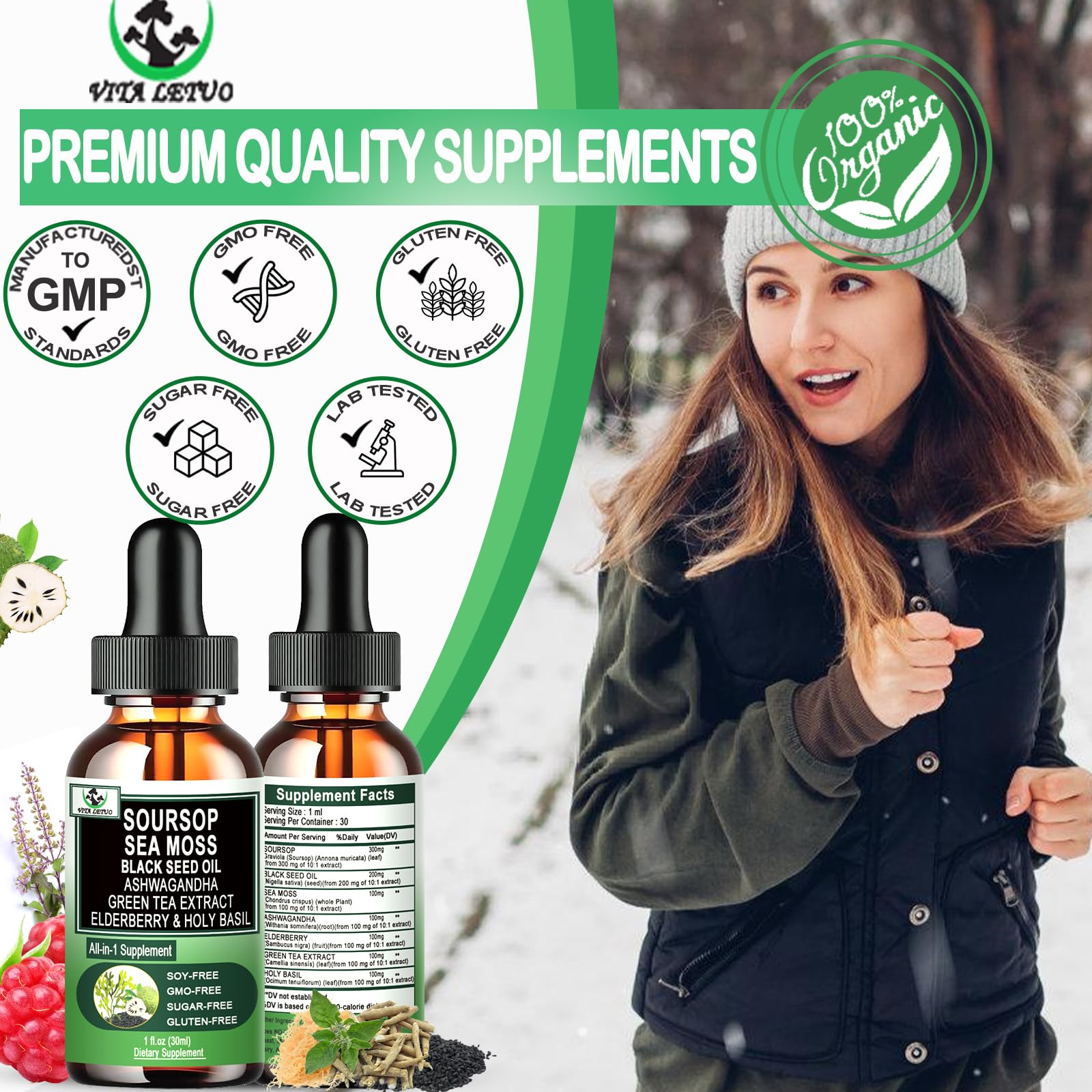multivitamin for seniors Soursop drops