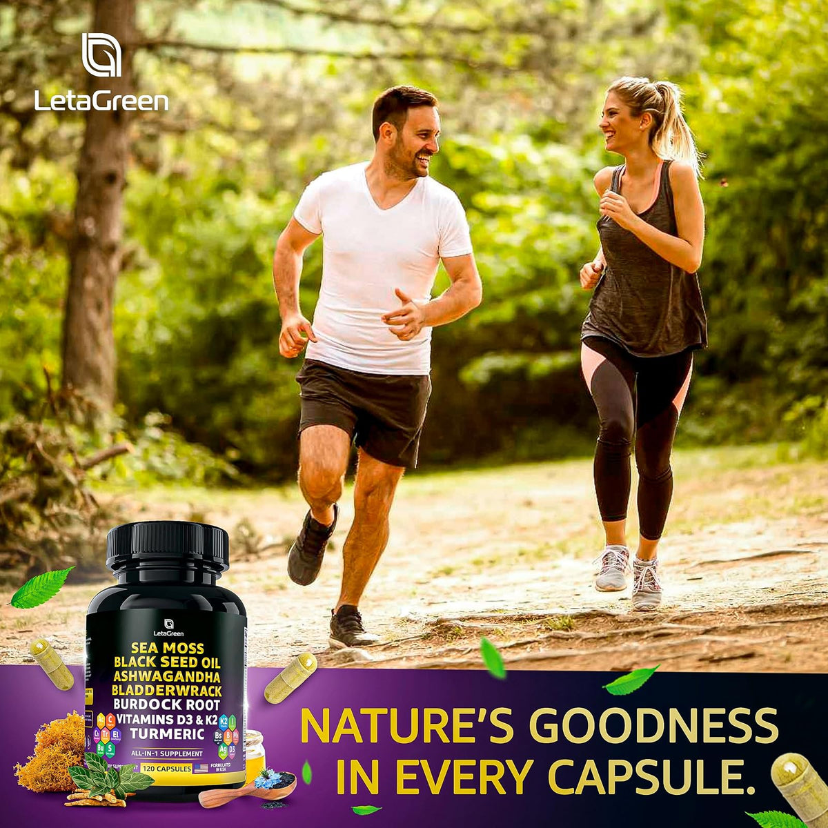 Multivitamin for seniors supporting active lifestyle