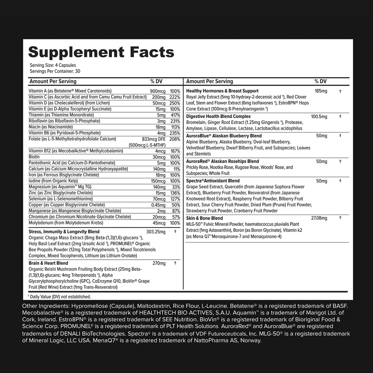multivitamin for seniors' vitality