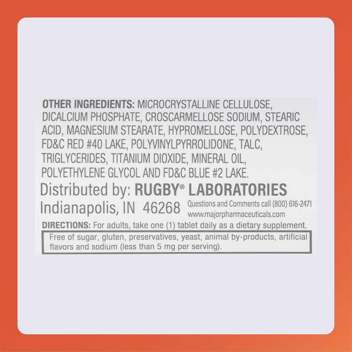 Multivitamin for seniors with added benefits
