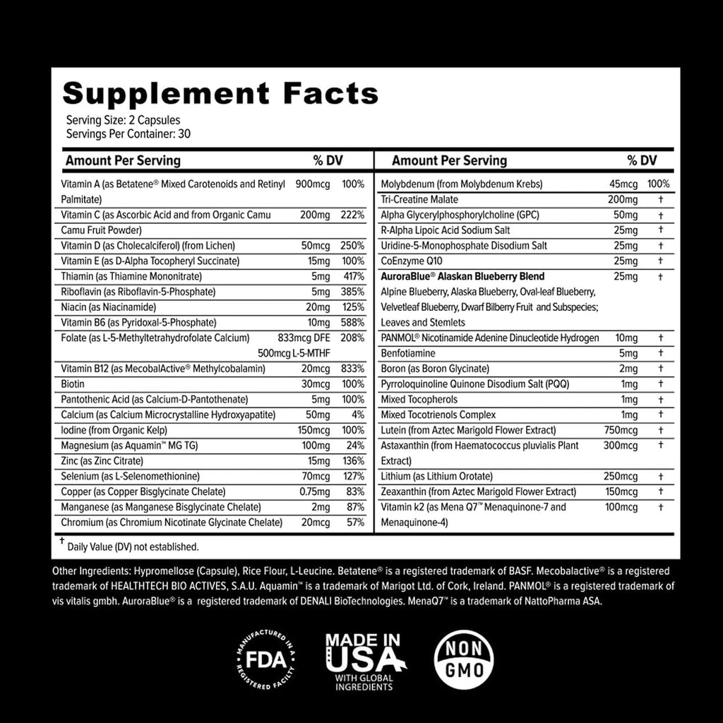 multivitamin for seniors with added support
