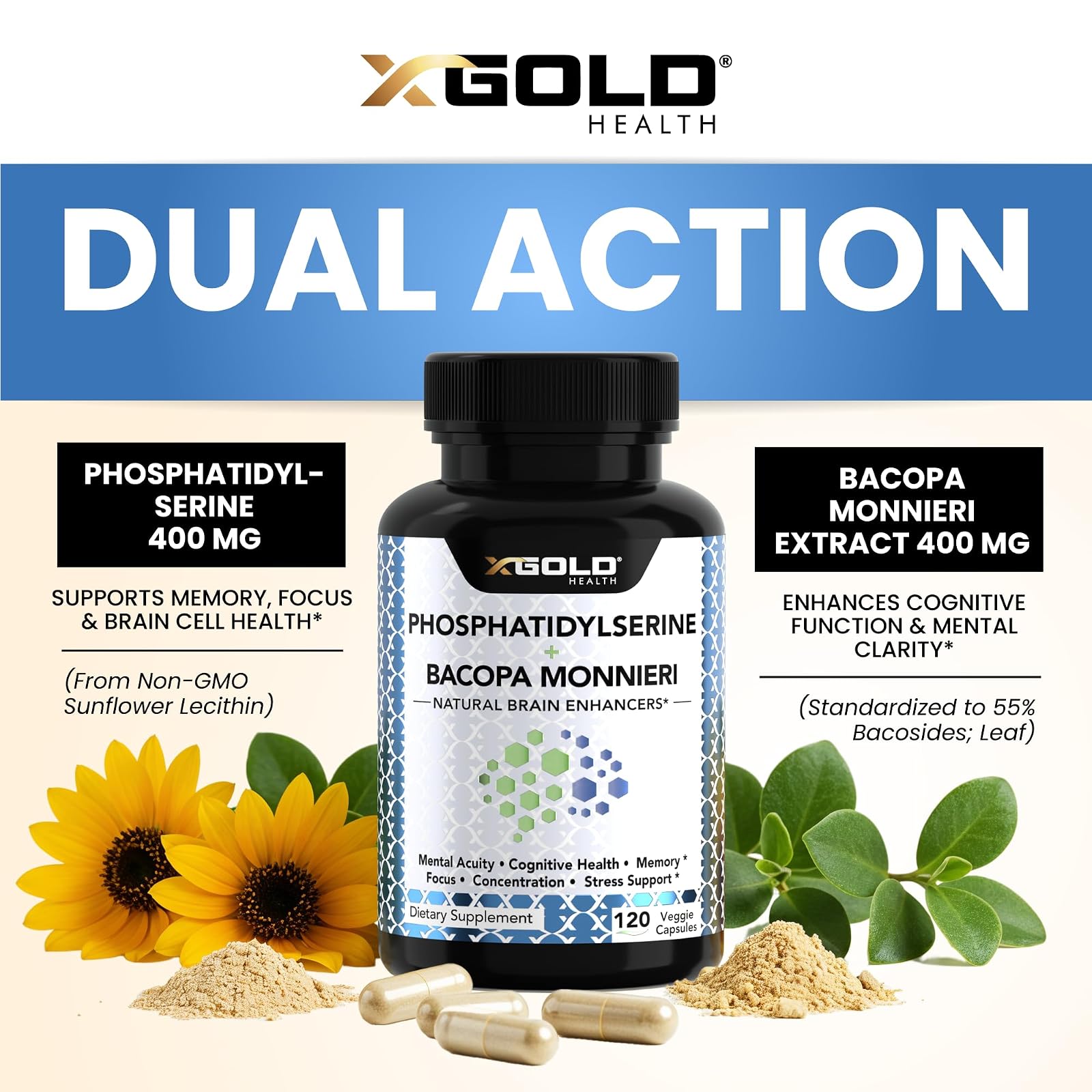 multivitamin for seniors with Bacopa