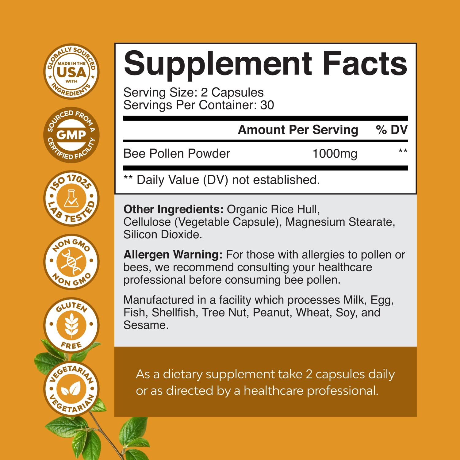 multivitamin for seniors with bee pollen