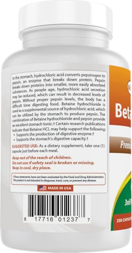 multivitamin for seniors with Betaine HCL