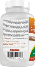 multivitamin for seniors with Betaine HCL