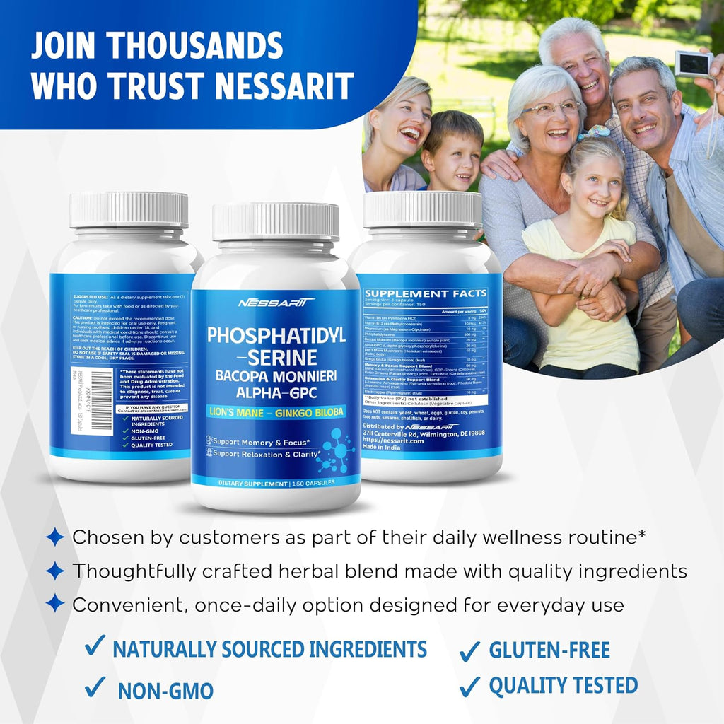 Multivitamin for seniors with brain-boosting ingredients