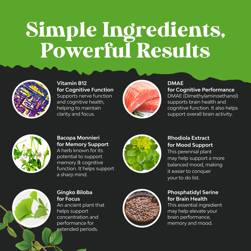 Multivitamin for seniors with brain support