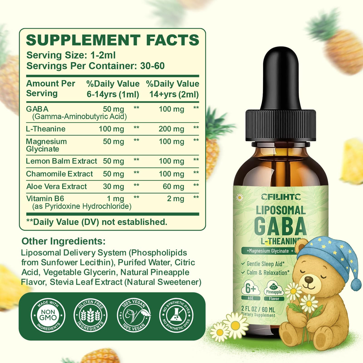 Multivitamin for seniors with calming benefits